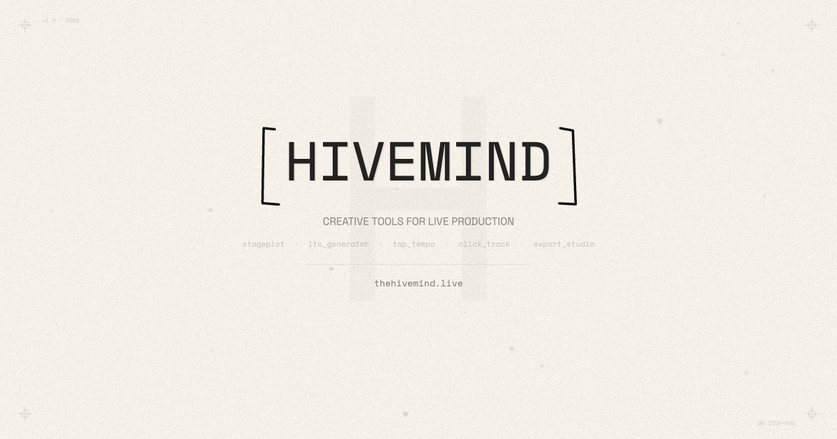 Free LTC Timecode Generator — The Hive Mind